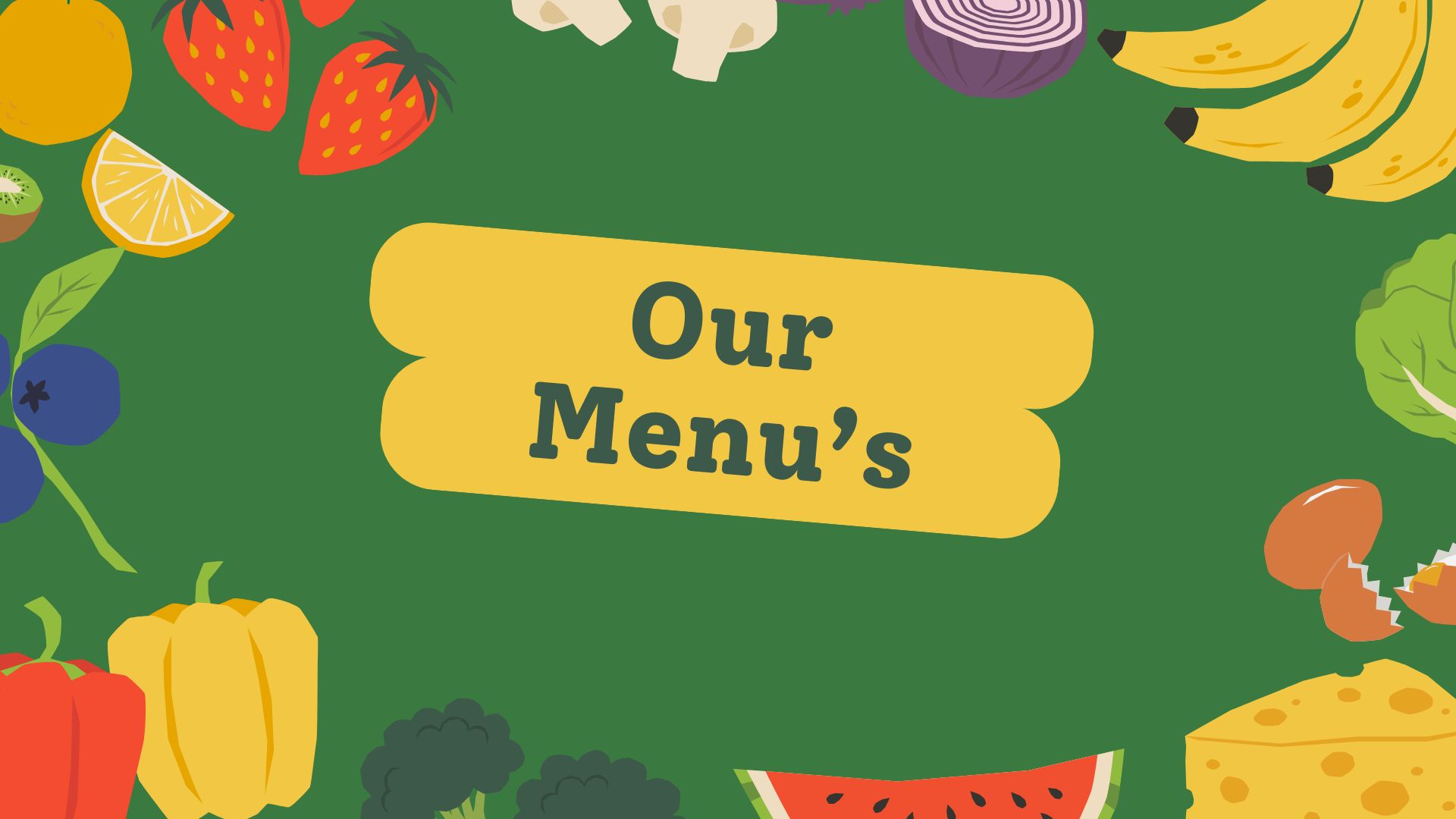 Our Menu - Tern Valley Nursery, Market Drayon, Shropshire